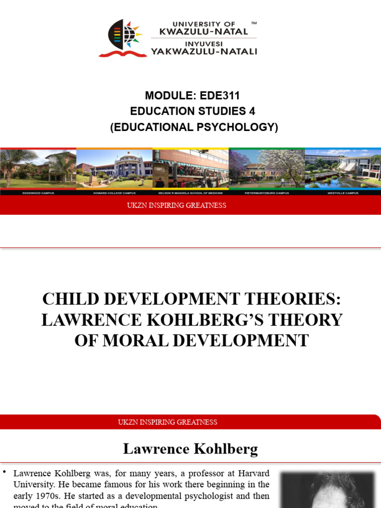 EDES311 WEEK 3 SESSION 3 Lawrence Kohlbergs Theory of Moral Development | PDF | Morality ...