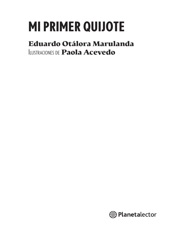 Mi Primer Quijote: Aventura Infantil | PDF | Don Quijote