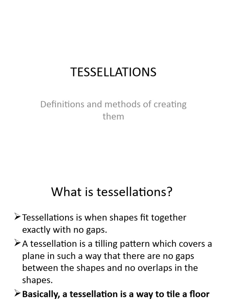 Lecture 6 Tessellations Pdf Shape Polytopes