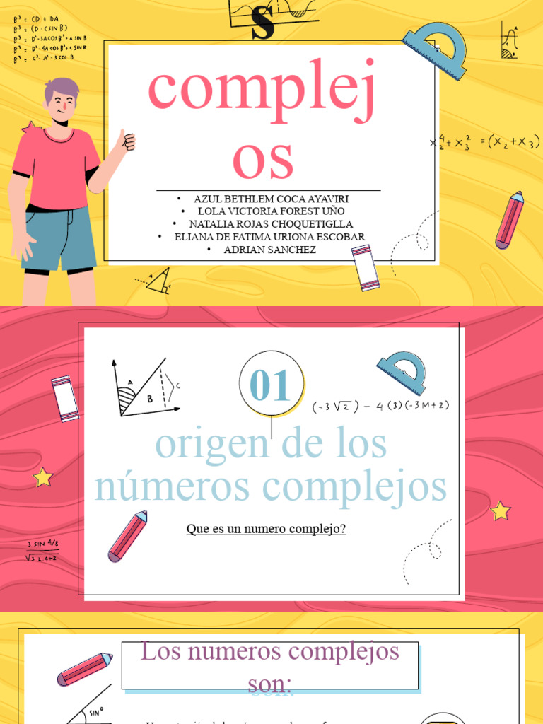 numeros complejos PRESENTACION | PDF | Número complejo | Números