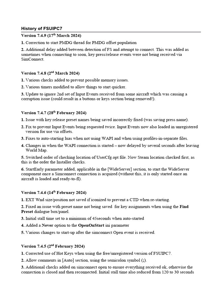 Fsuipc7 History Pdf Parameter Computer Programming Command Line Interface 6957