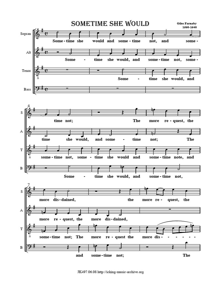 Sometime She Would | PDF