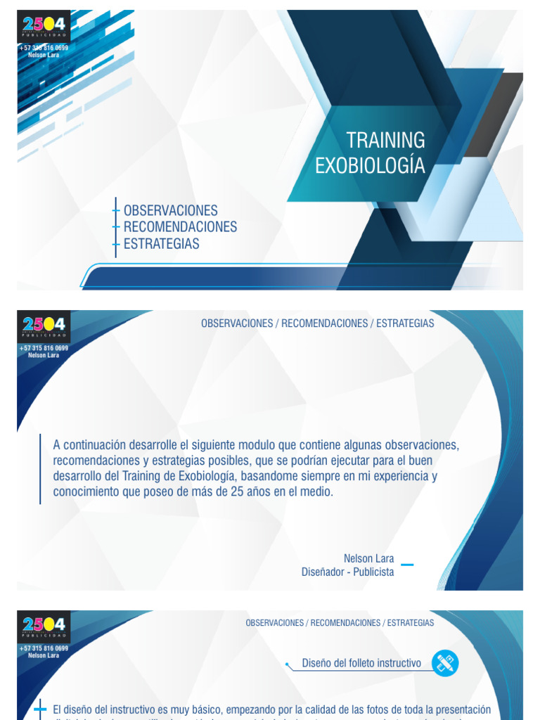 Mejora del Training de Exobiología | PDF | Crecimiento personal y ...