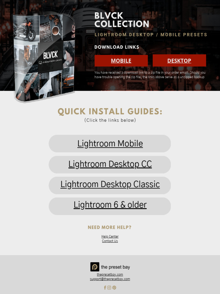 BLVCK Collection Instructions | PDF