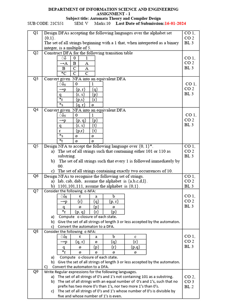 ISE ATCD Assignment-1 | PDF | String (Computer Science) | Theoretical ... ISE ATCD Assignment-1 | PDF | String (Computer Science) | Theoretical ...
