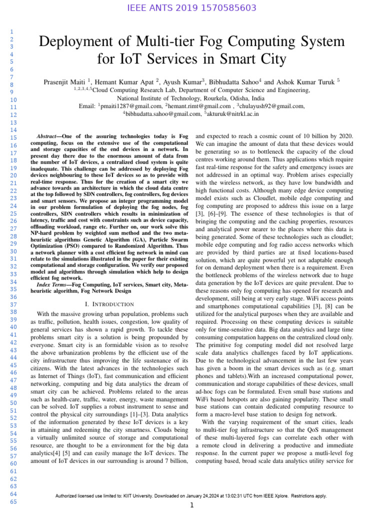 Deployment | PDF | Internet Of Things | Computer Network