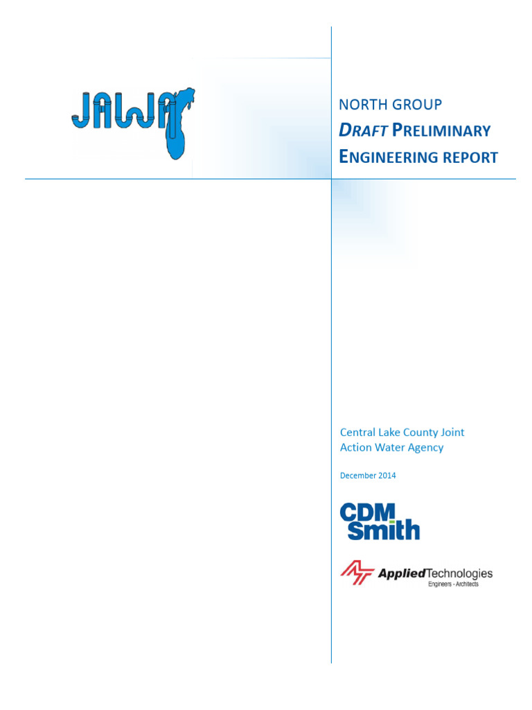 Preliminary Engineering Report (PDF) | PDF | Surveying | Pipe (Fluid ...
