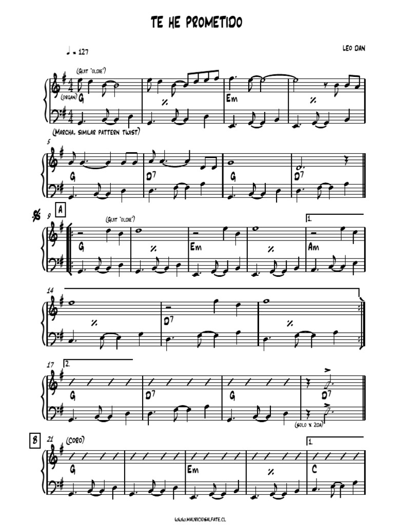 Te He Prometido - Leo Dan | PDF