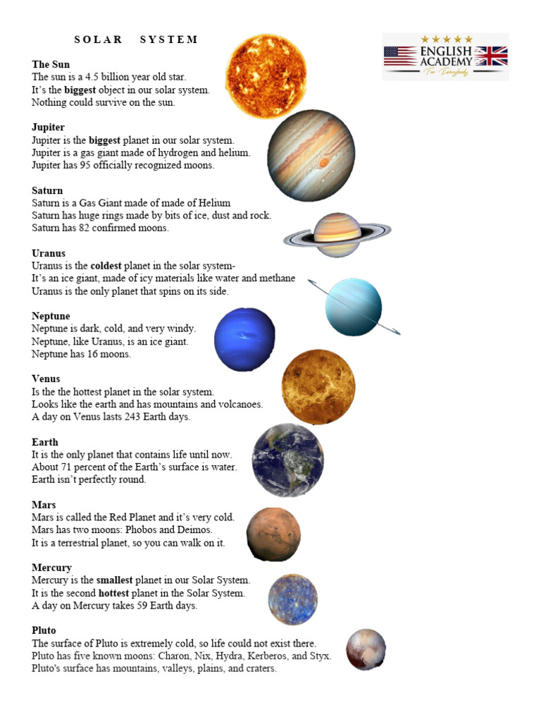 Solar System | PDF