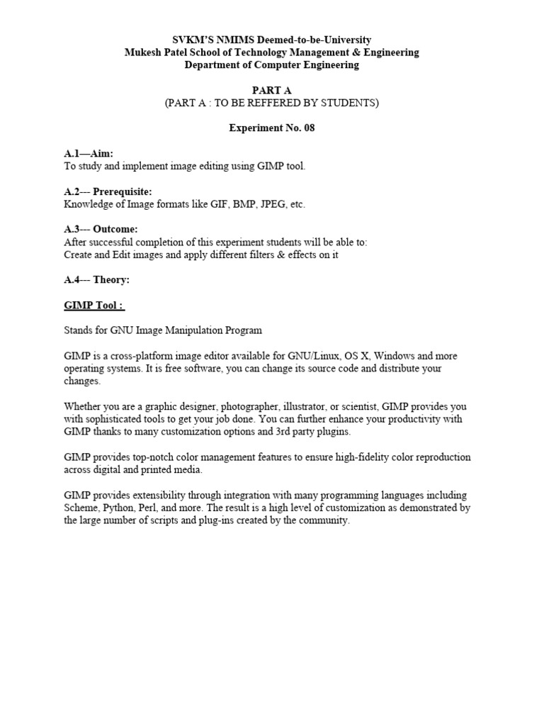 Exp8 VEERMC015 | PDF | Image Processing | Computer Graphics