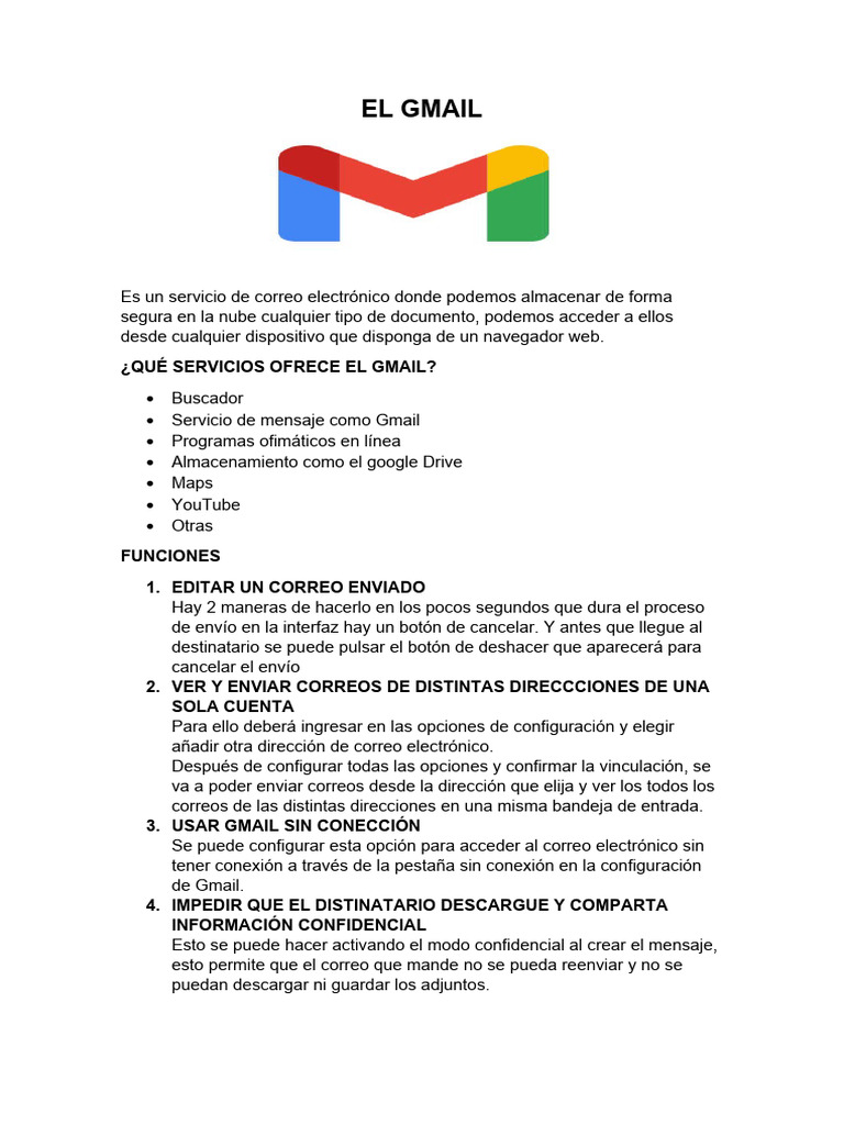 El Gmail Tarea en Grupo | PDF | Gmail | Servicios en línea