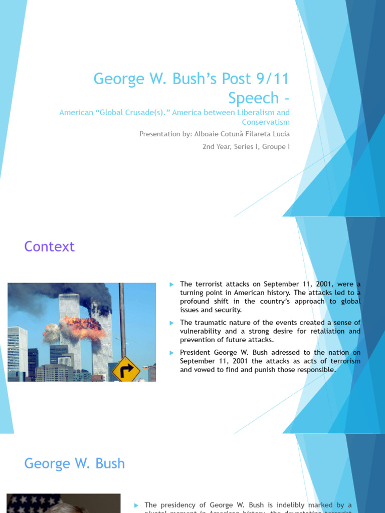 Bush's 9/11 Speech: A Global Crusade Analysis | PDF | Liberalism ...