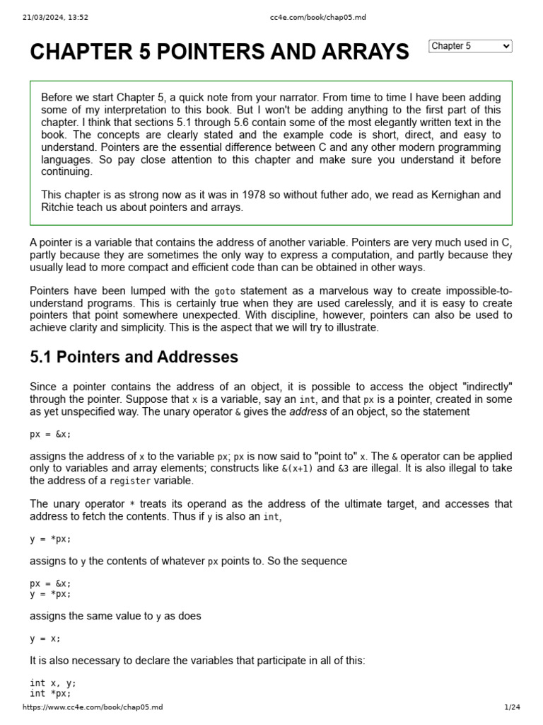C Programming For Everybody-92-102 | PDF | Pointer (Computer Programming) | Parameter (Computer ...