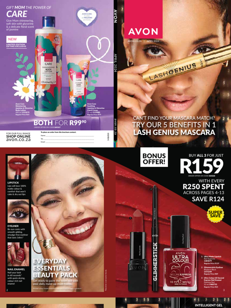 C4 April 2024 Brochure - LR | Download Free PDF | Body Art | Cosmetics