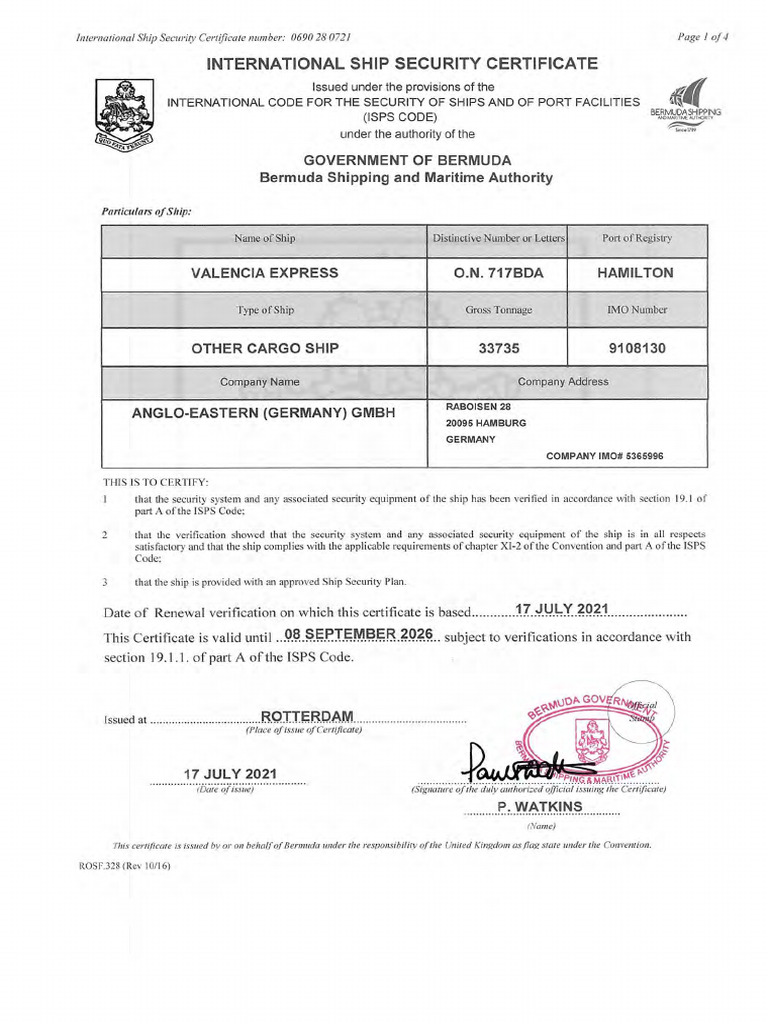A 2 2 A Issc Certificate-2021 | PDF