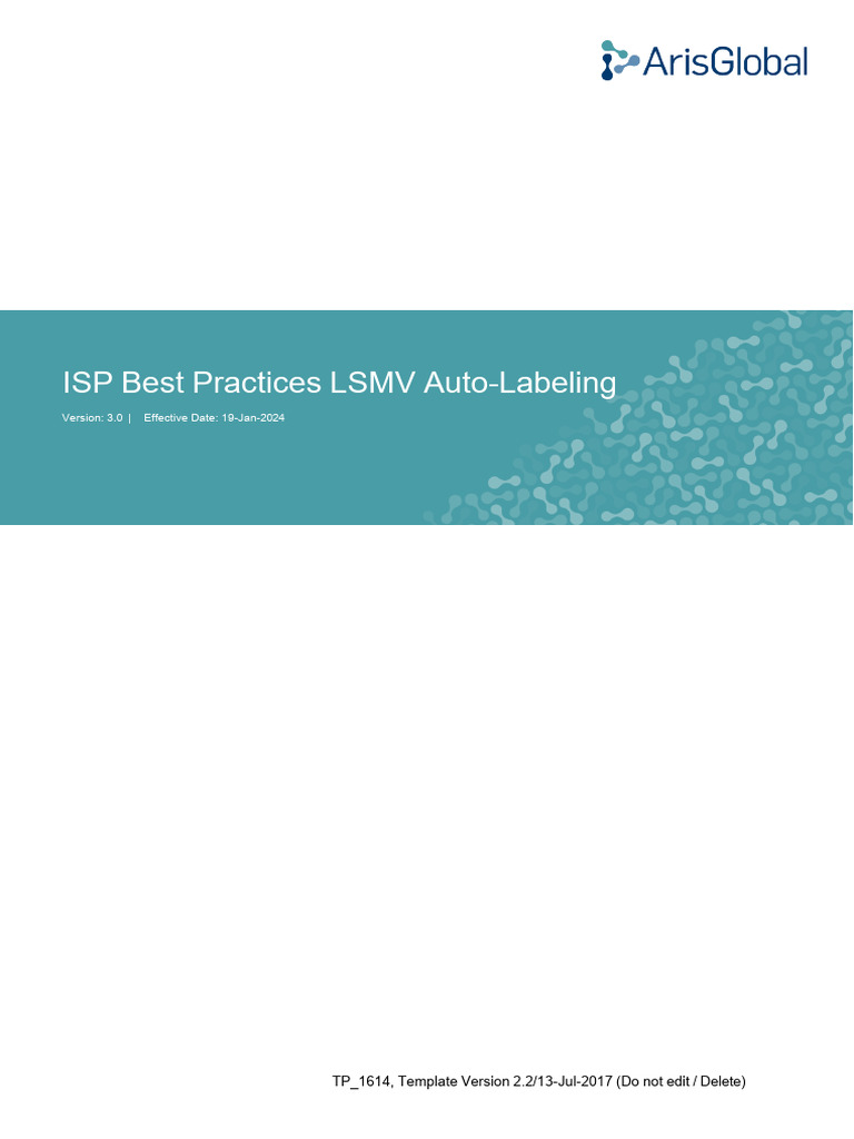 ISP BestPractices LSMV Auto-Labeling-3.0 | PDF | Oracle Corporation ...