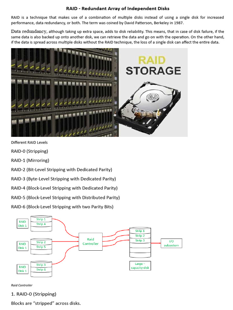 Raid | PDF | Computer Engineering | Computer Data