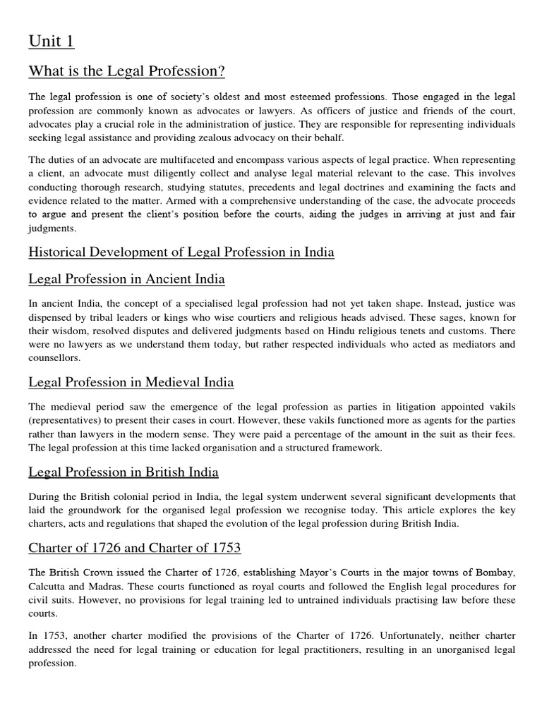 What Is The Legal Profession | PDF | Advocate | Lawyer