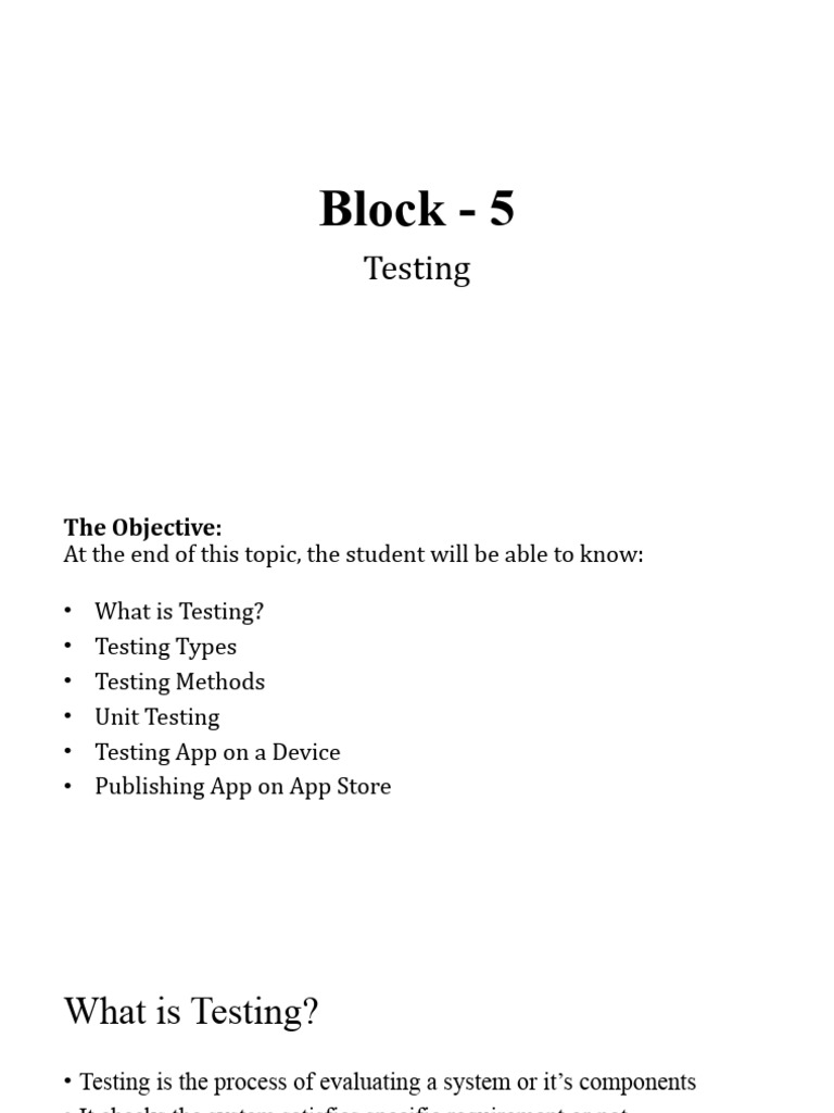 Comprehensive Guide to Software Testing | PDF | Software Testing | Unit ...