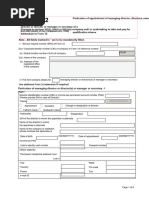 AP01 Form: Director Appointment Guide | PDF | Government