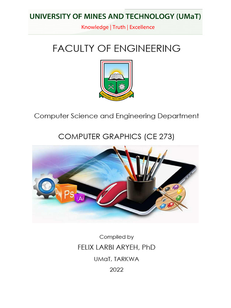 Computer Graphics Lecture Notes CE 273 | PDF | Liquid Crystal Display ...