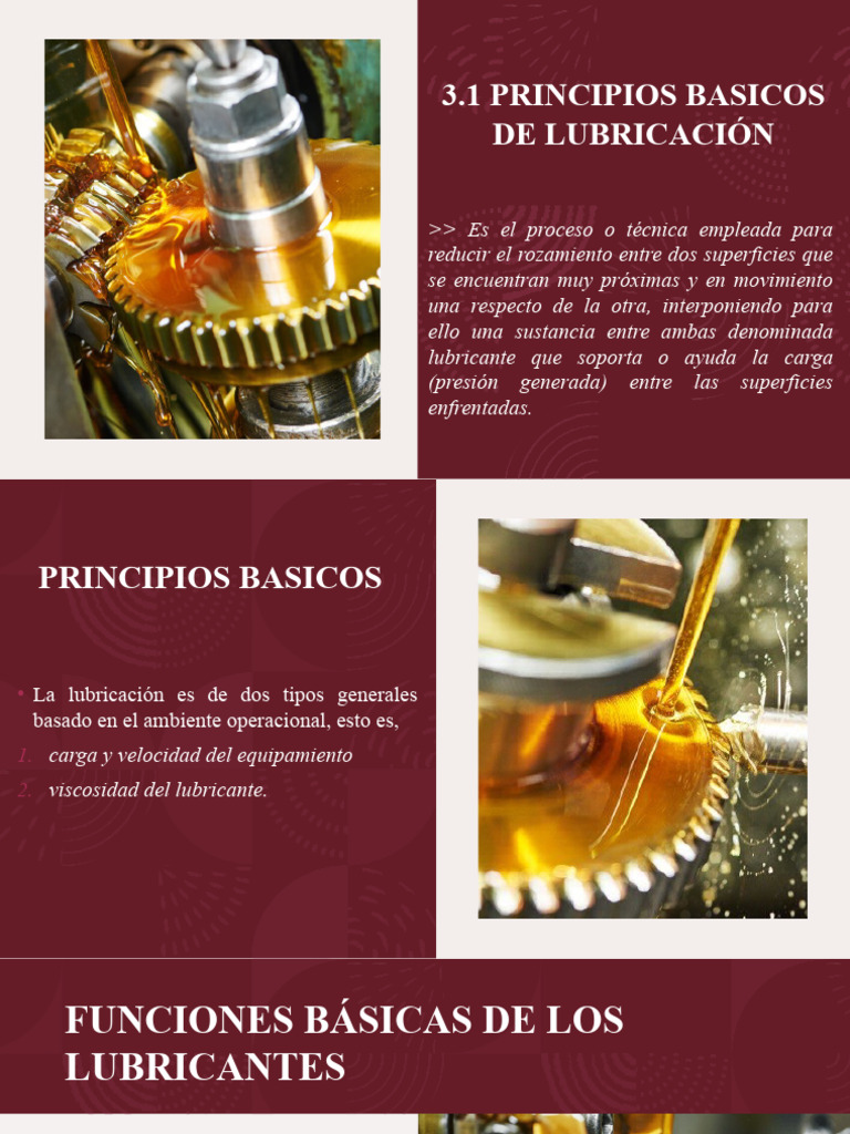 UNIDAD 3 Lubricacion | PDF | Lubricante | Líquidos