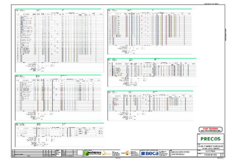 2790300-Be-9204 - Inbound Dock Office Load Schedule-Rev 0 | PDF