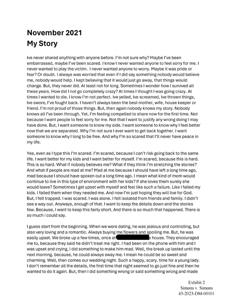 My Story | PDF