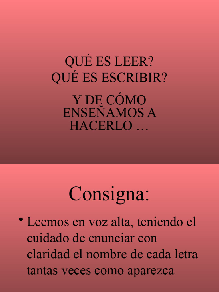 Ensen Ar A Leer y A Escribir | PDF