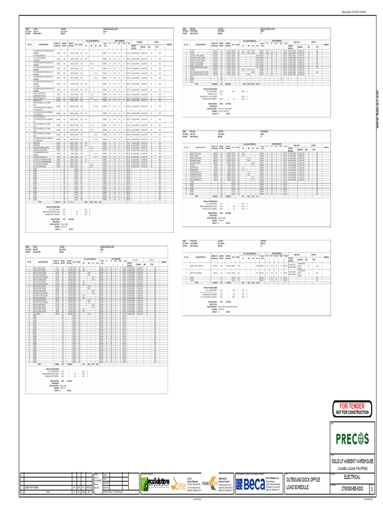 2790300-Be-9203 - Outbound Dock Office Load Schedule-Rev 0 | PDF ...