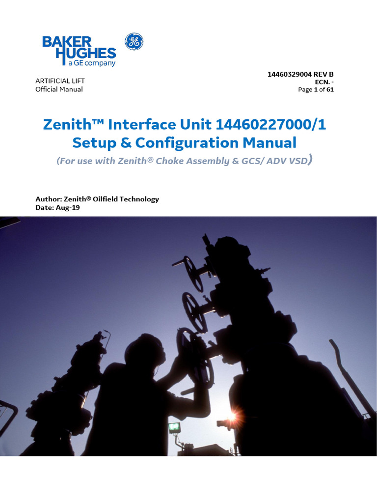 Zenith Interface Unit - Setup and Configuration Manual (For Use With ...