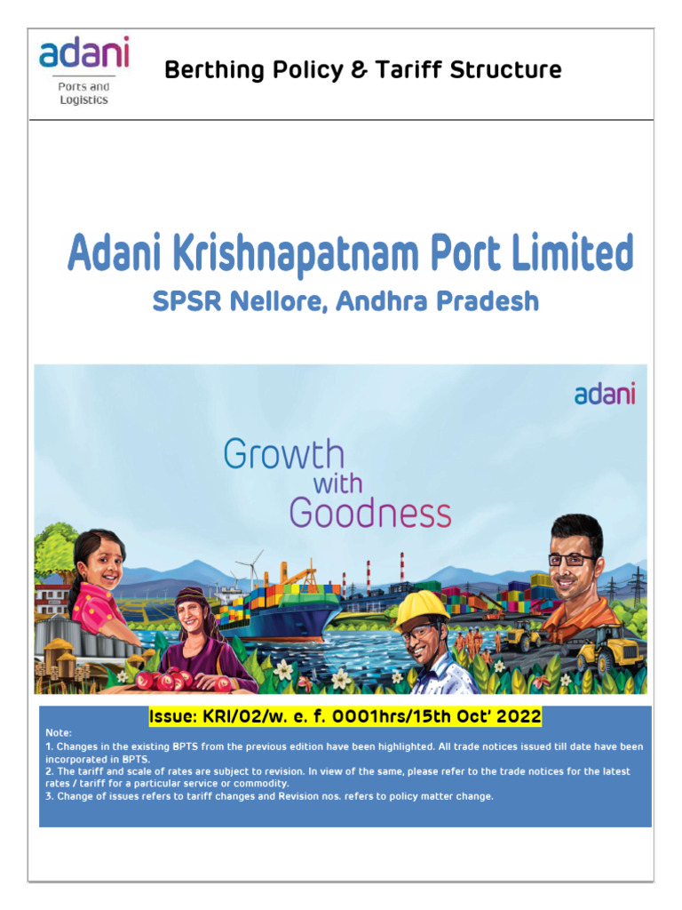 Bpts KP Port | PDF | Containerization | Ships