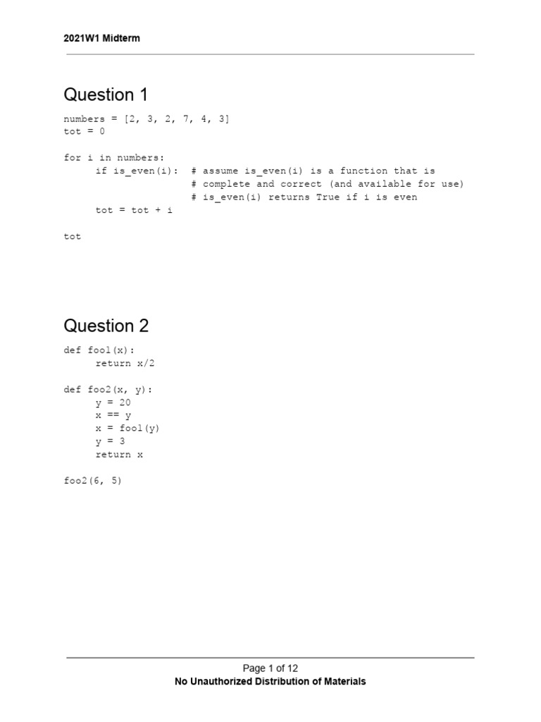 Cpsc 103 Midterm 2021w1 Pdf Computer Programming