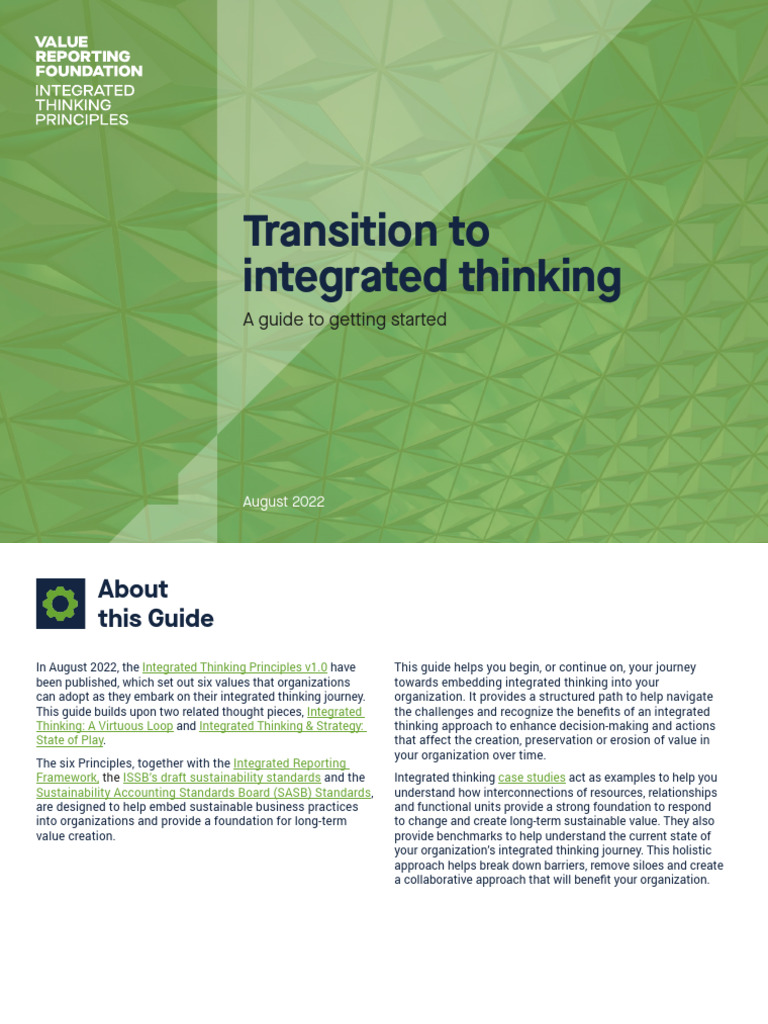 VRF ITP GettingStartedGuide | PDF | Governance | Thought