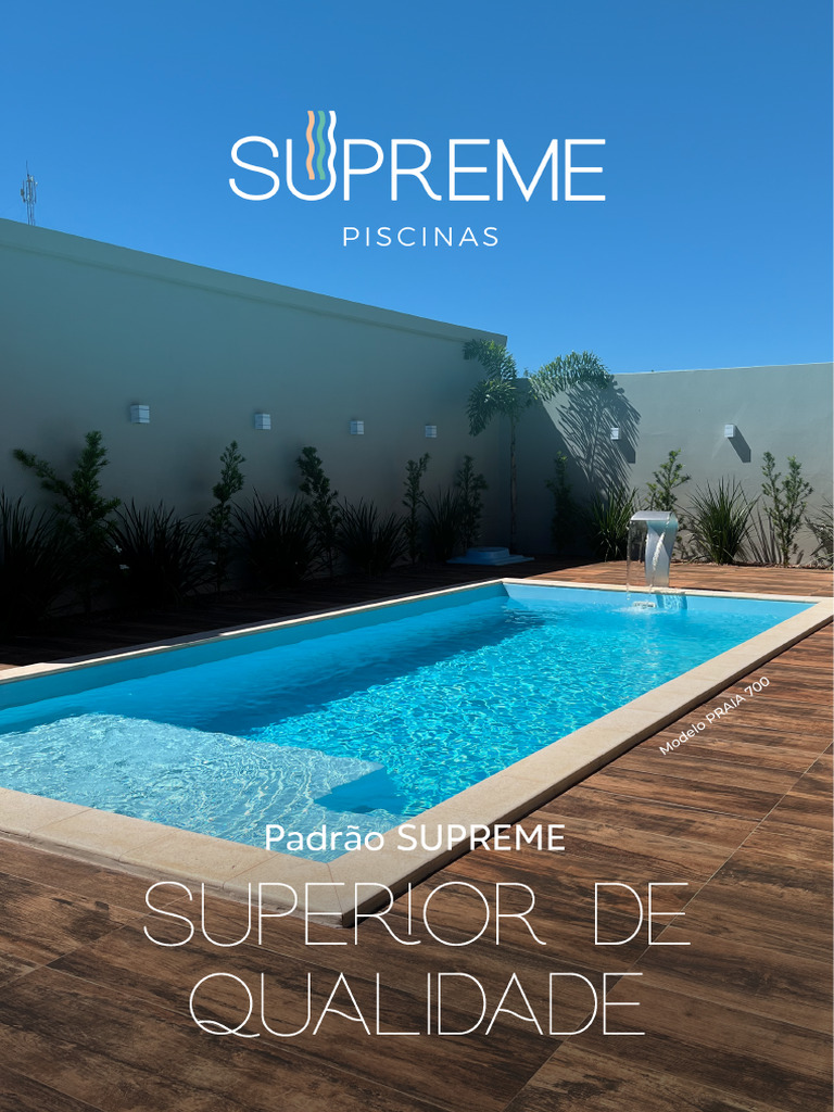 Catálogo SUPREME PISCINAS | PDF