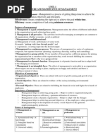 Class 12 Business Studies: Management Notes | PDF | Goal | Human Resources