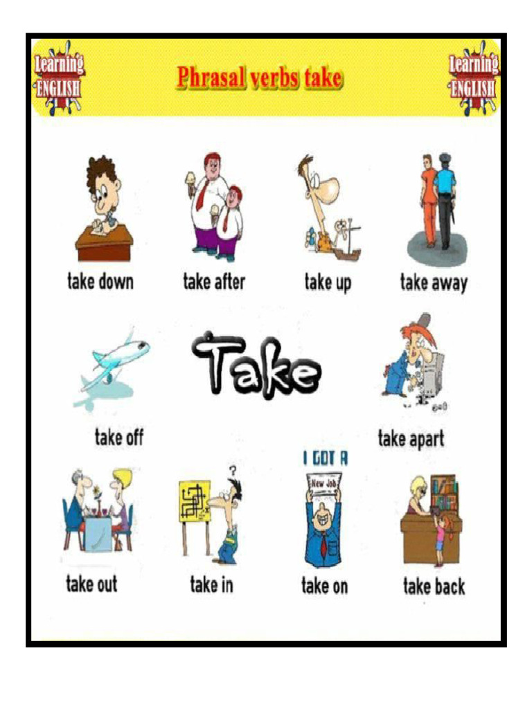 Phrasal Verbs With TAKE | PDF