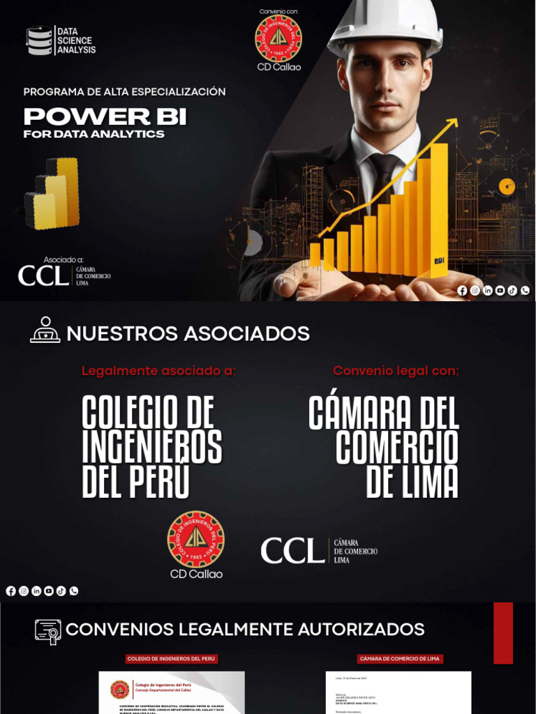 Sílabus Aprobado Por El CIP Callao Power BI For Data Analytics | PDF ...