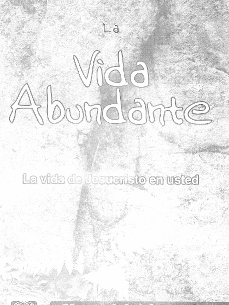 La Vida Abundante Tutor | PDF