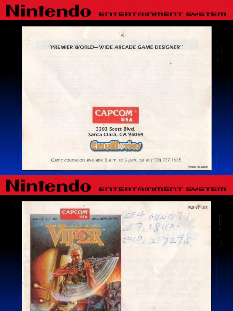 Code Name - Viper (USA) (C8a23081) - Text | PDF | Gaming
