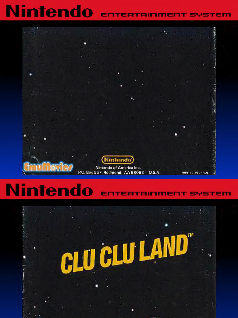 Clu Clu Land (World) - Text | PDF | Nintendo