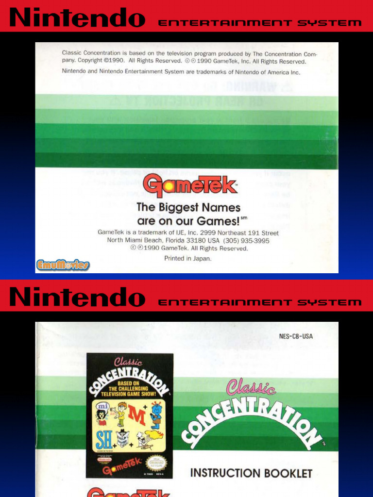Classic Concentration (USA) (90c907ab) | PDF