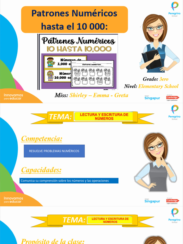 Patrones Numéricos hasta 10,000 | PDF | Métodos y materiales de ...