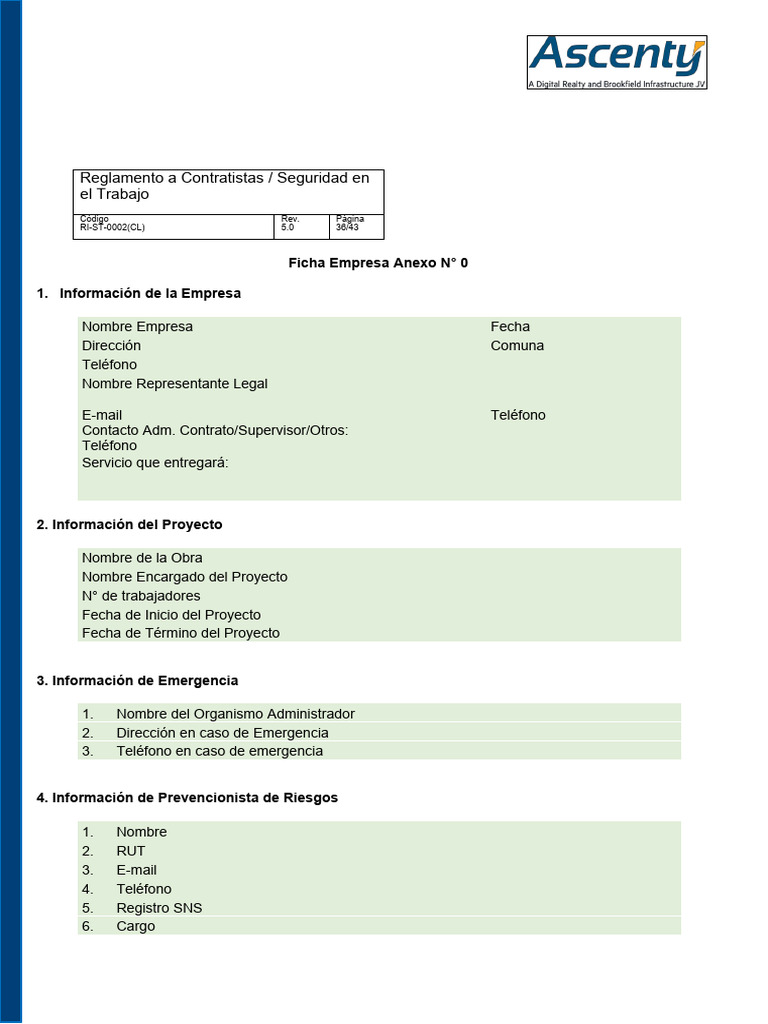 Requisitos de Seguridad para Contratistas | PDF | Negocios
