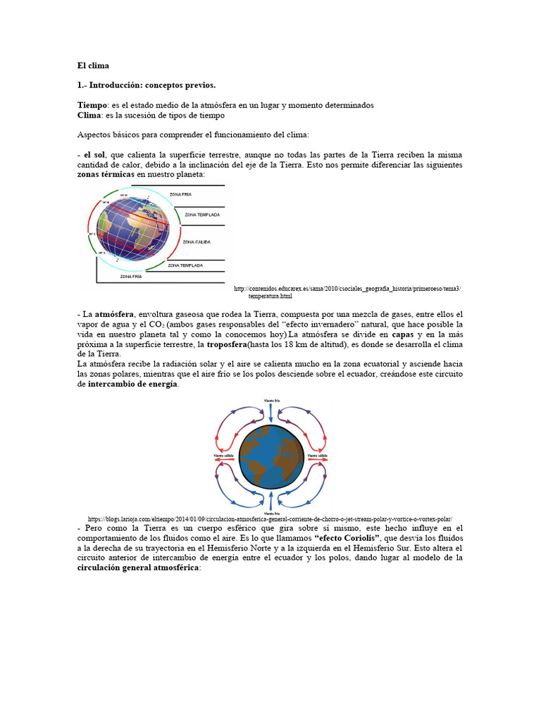 El Clima Geografia | PDF | Clima | Herida