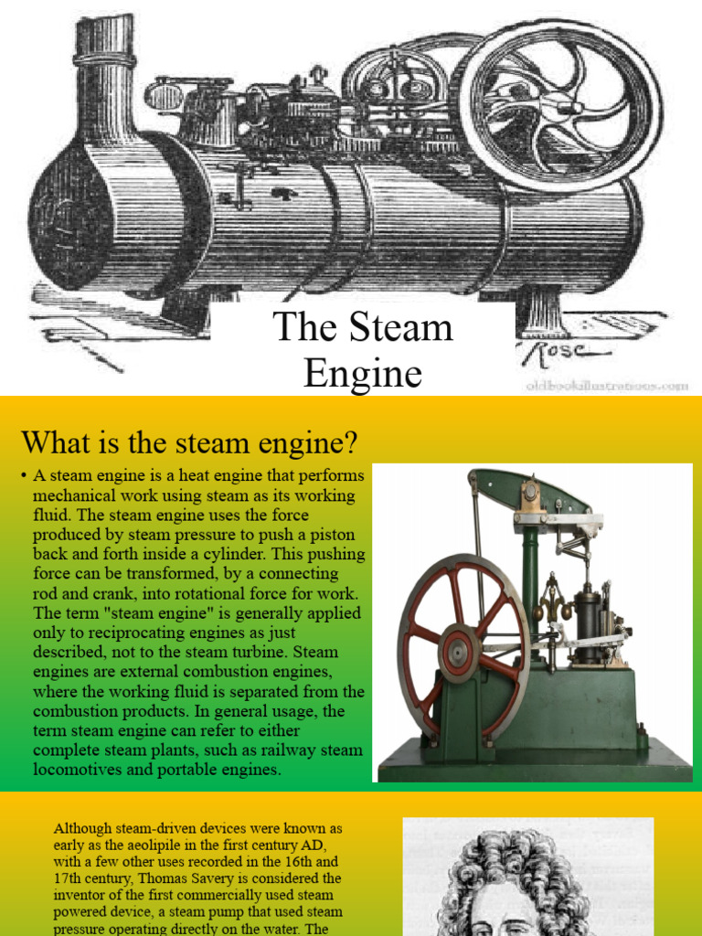 The Steam Engine | PDF | Steam Engine | Engines