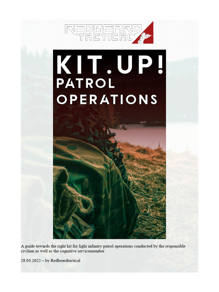Light Infantry Patrol Kit Guide | PDF | Reconnaissance | Compass