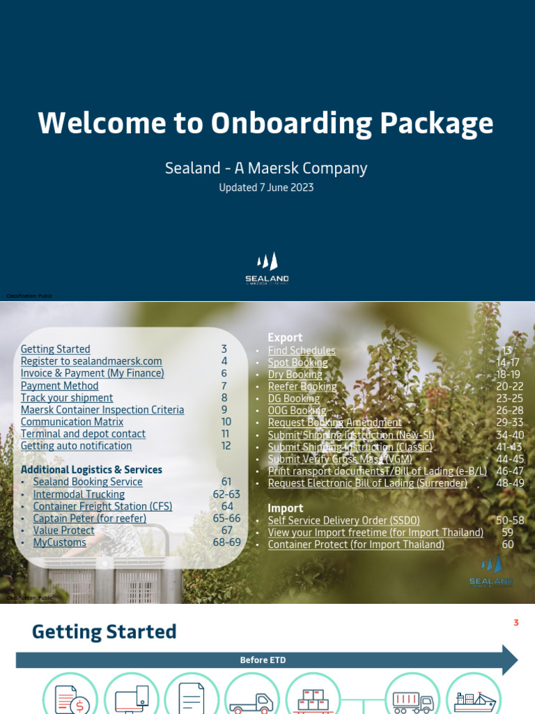 Onboarding Package | Download Free PDF | Cargo | Receipt