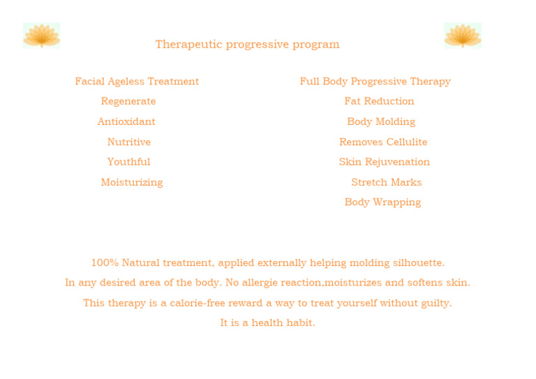 Therapeutic Progressive Program | PDF