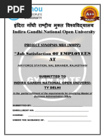 Synopsis Template IGNOU - MMPP001 | PDF | Statistics | Sampling ...